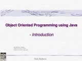 Ppt Object Oriented Programming Using Java Powerpoint Presentation
