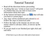 Ppt Tutorial Tutorial Powerpoint Presentation Free Download Id 3261882