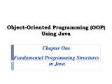 Ppt Object Oriented Programming Using Java Powerpoint Presentation