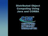 Ppt Distributed Object Computing Using Java And Corba Powerpoint