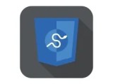 Round Icon Python Framework Programming Royalty Free Vector