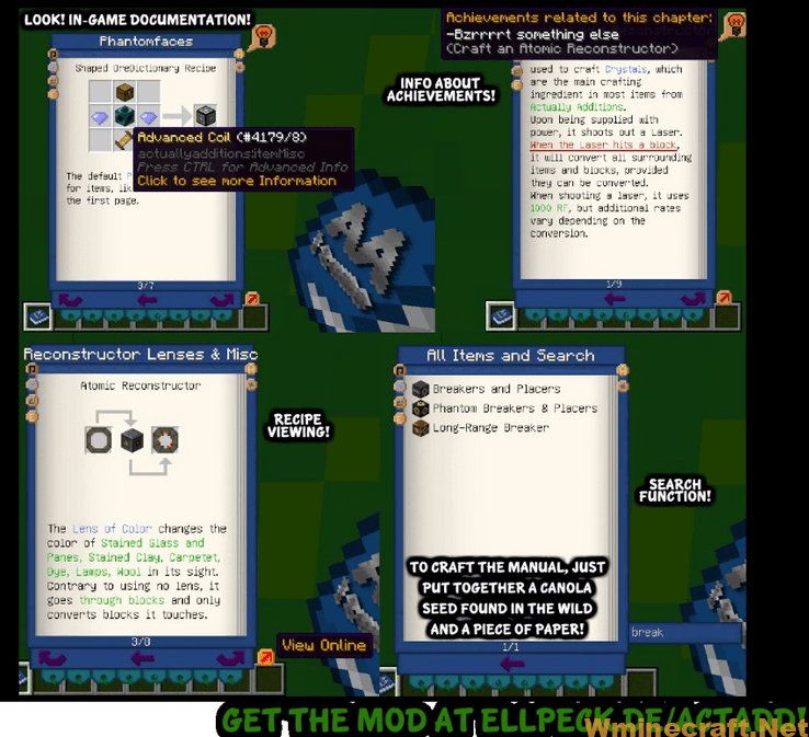 Actually Additions Mod 1 12 2 1 11 2 Add A New Widget