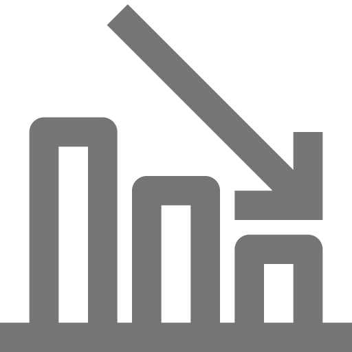Graph Bar Decrease Graph Chart Arrow Product Performance Down Decrease - Gorgeous Retina Space Designs | Free Download