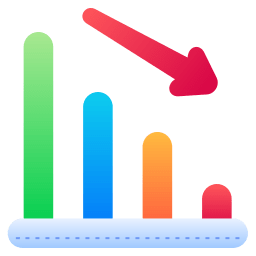Decrease Graph Icon Download On Iconfinder On Iconfinder - Gorgeous HD Landscape Backgrounds | Free Download