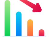 Decrease Decreasing Graph Bars Stats Icon Download On Iconfinder