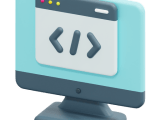 Coding Computer Code Monitor Programming Program Screen Icon