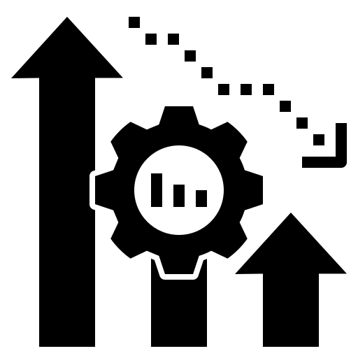 Decrease Lessen Reduce Reduction Graph Statistic Report Icon - Best Gradient Illustrations in Full HD