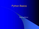 Ppt Python Basics Powerpoint Presentation Free Download Id 3674126