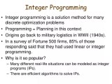 Ppt Integer Programming Powerpoint Presentation Free Download Id
