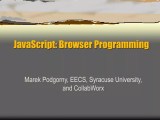 Ppt Javascript Browser Programming Powerpoint Presentation Free