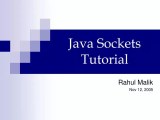 Ppt Java Sockets Tutorial Powerpoint Presentation Free Download Id