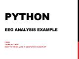 Ppt Python Eeg Analysis Example Powerpoint Presentation Free