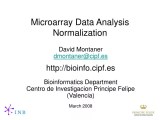 Ppt Microarray Data Analysis Normalization Powerpoint Presentation