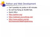 Ppt Python And Web Development Powerpoint Presentation Free Download