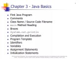 Ppt Chapter 3 Java Basics Powerpoint Presentation Free Download