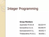 Ppt Integer Programming Powerpoint Presentation Free Download Id