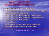 Ppt Object Oriented Programming With Java Powerpoint Presentation