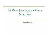 Ppt Json Java Script Object Notation Powerpoint Presentation Free