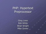 Ppt Php Hypertext Preprocessor Powerpoint Presentation Free