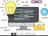 Computer With Code Programing Software Data Vector Image