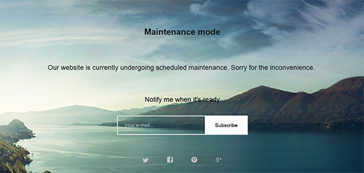 How to Put Your WordPress Site in Maintenance Mode | Asharfi printing press