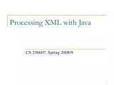 Ppt Processing Xml With Java Powerpoint Presentation Free Download