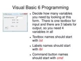 Ppt Programming In Visual Basic Powerpoint Presentation Free