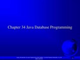 Ppt Chapter 34 Java Database Programming Powerpoint Presentation