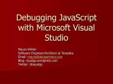 Ppt Debugging Javascript With Microsoft Visual Studio Powerpoint