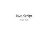 Ppt Java Script And Their Application Powerpoint Presentation Free