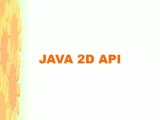 Ppt Java 2d Api Powerpoint Presentation Free Download Id 6099255