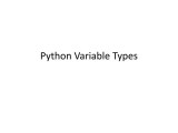 Ppt Python Variable Types Powerpoint Presentation Free Download Id