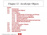 Ppt Chapter 12 Javascript Objects Powerpoint Presentation Free