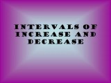 Ppt Intervals Of Increase And Decrease Powerpoint Presentation Free