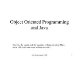 Ppt Java Object Oriented Programming Concepts And Best Practices
