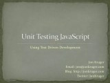 Ppt Unit Testing Javascript Powerpoint Presentation Free Download