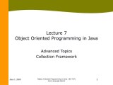 Ppt Advanced Java Collection Framework Overview Powerpoint