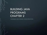 Ppt Building Java Programs Chapter 2 Powerpoint Presentation Free