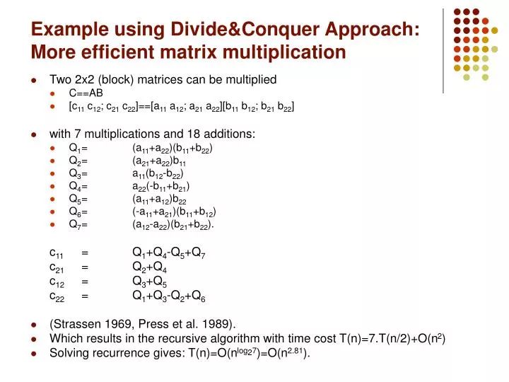 Pdf Optimizing Divide And Conquer Method For Matrix Multiplication - Download Professional Colorful Art | High Resolution