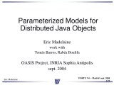 Ppt Parameterized Models For Distributed Java Objects Powerpoint