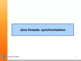 Ppt Java Threads Synchronization Powerpoint Presentation Free