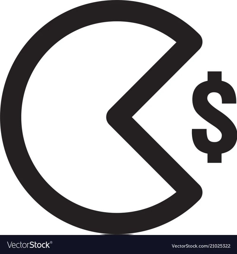 Vector Illustration Dollar Decrease Icon Money Stock Vector Royalty - 8K Ocean Arts for Desktop