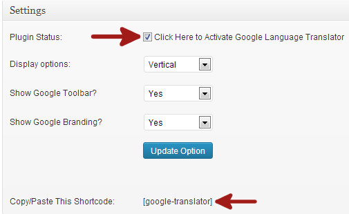 Adding Google Translate in WordPress | A WP blog about WP