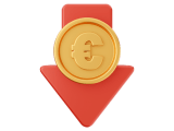 Premium Decrease Money Profit 3d Icon Download In Png Obj Or Blend Format