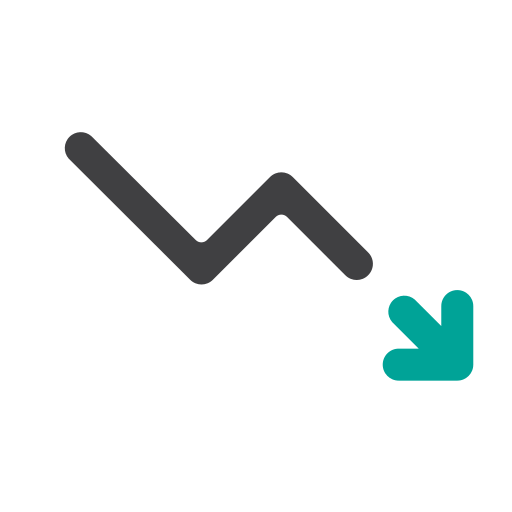 Arrow Decrease Direction Down Icon - Ultra HD Abstract Wallpapers for Desktop