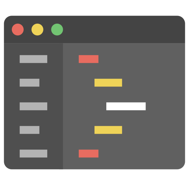 Code Editor Software Development Text Web Programming Icon - Premium Sunset Background Gallery - Full HD