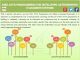 Ppt Hire Java Programmers For Developing Asynchronous E Learning
