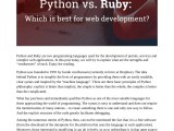 Ppt Python And Ruby Programming Languages Compared Powerpoint