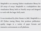 Ppt Matplotlib A Plotting Library For Python Powerpoint
