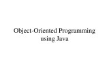 Ppt Object Oriented Programming Using Java Powerpoint Presentation